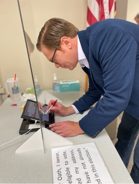 Lieutenant Governor David Toland Votes Early in August 2 Primary ...